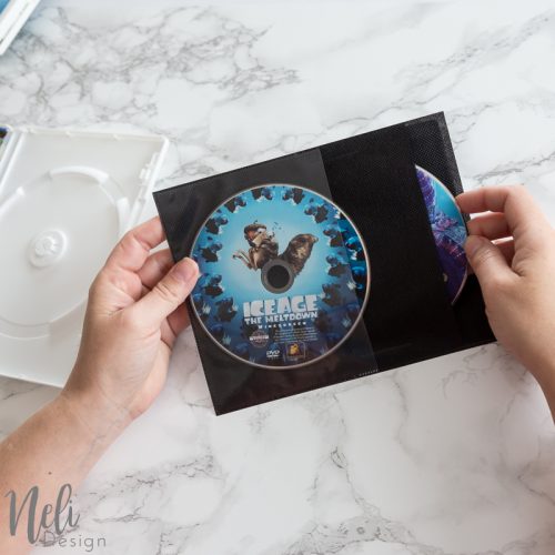 The best DVD organization solution to save space - NeliDesign
