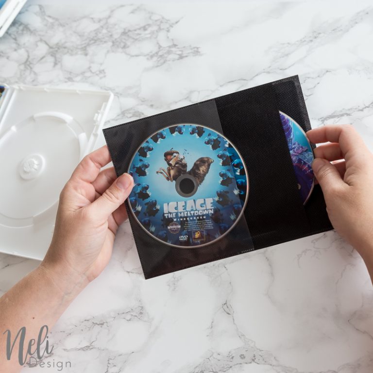 The best DVD organization solution to save space - NeliDesign