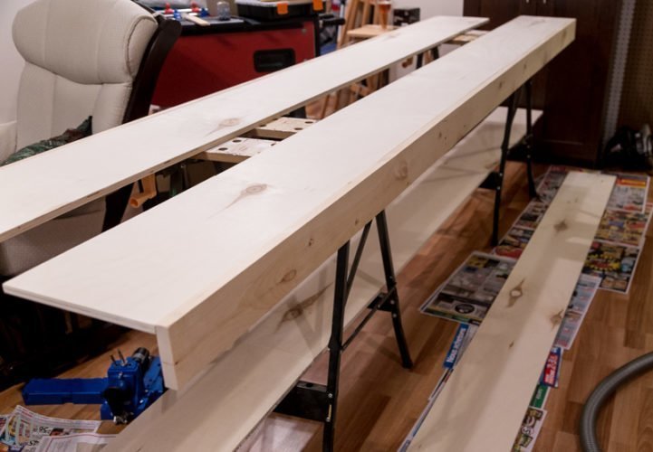 How to make very long floating shelves - NeliDesign