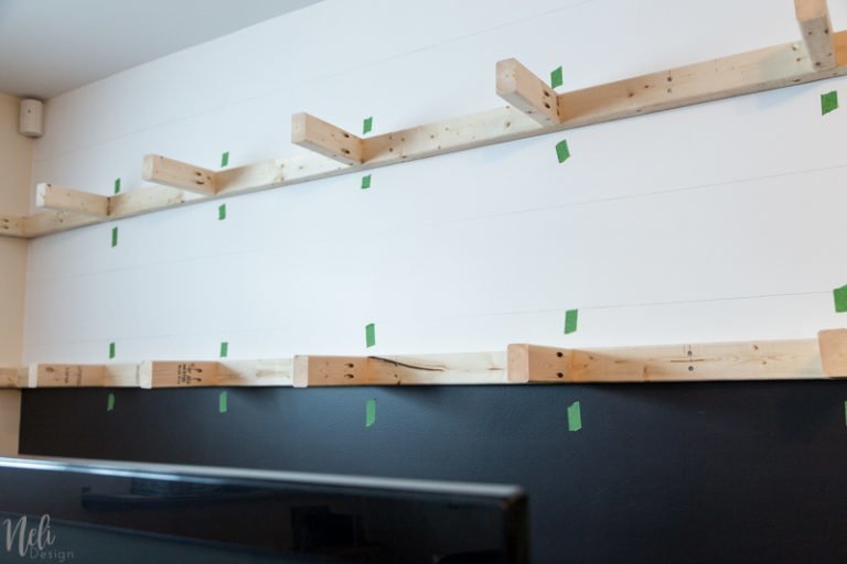 How to make very long floating shelves - NeliDesign