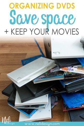 The best DVD organization solution to save space - NeliDesign