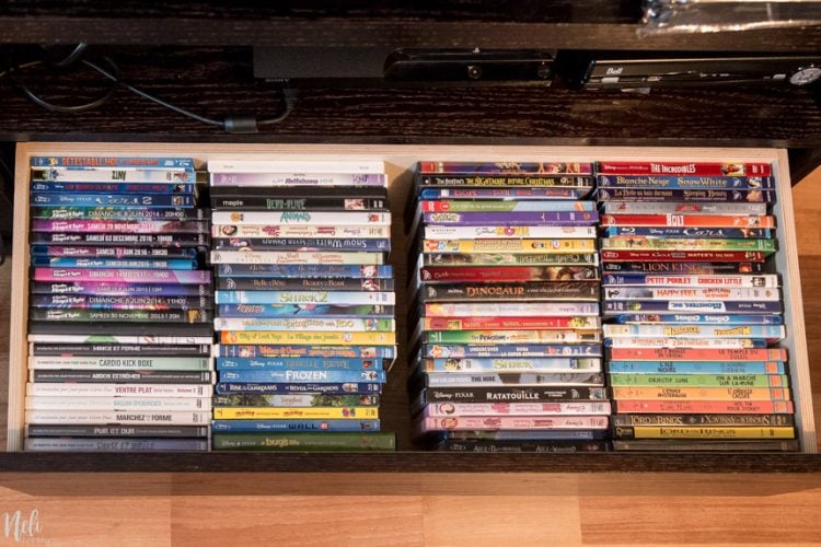 DVD organization: DIY tab dividers with your Cricut - NeliDesign