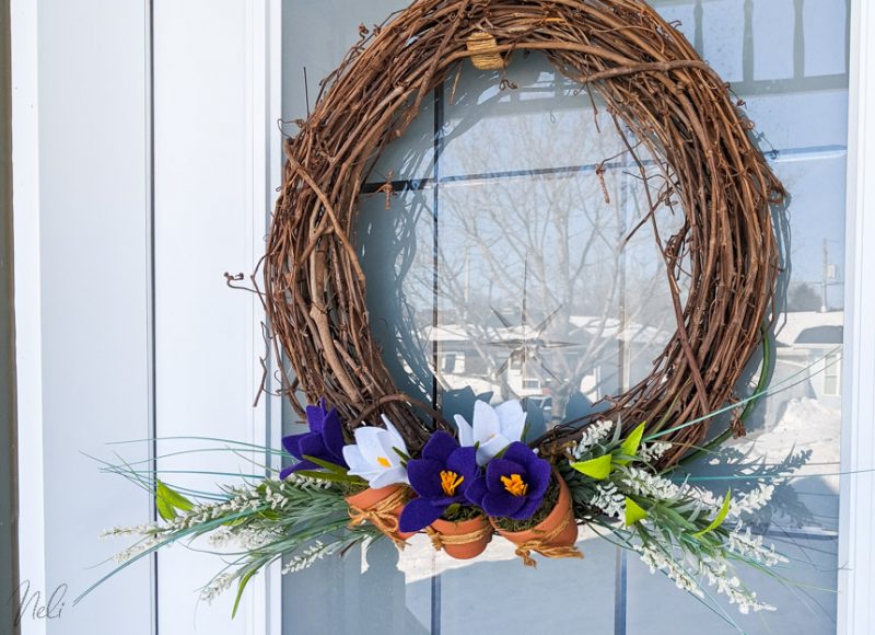 Comment réaliser des crocus en feutrine pour décorer pour le printemps ...