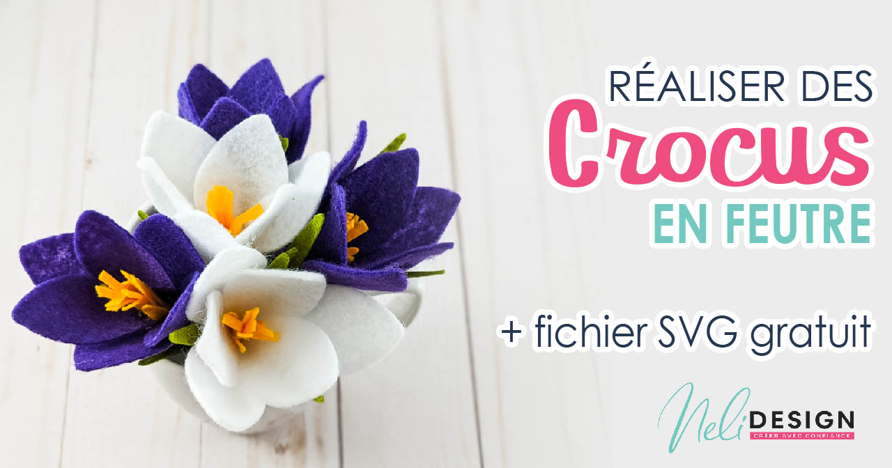 Comment réaliser des crocus en feutrine pour décorer pour le printemps ...