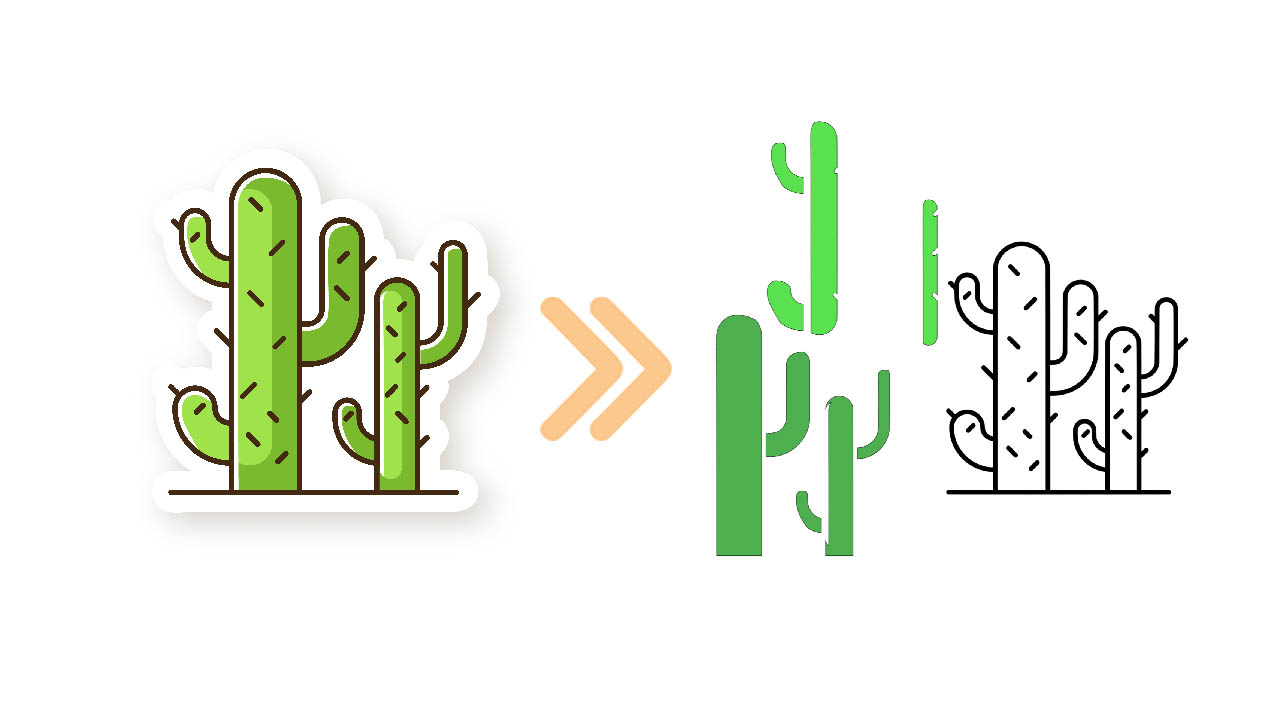 How to convert an image to a multi-layer cut file using only Design Space - NeliDesign
