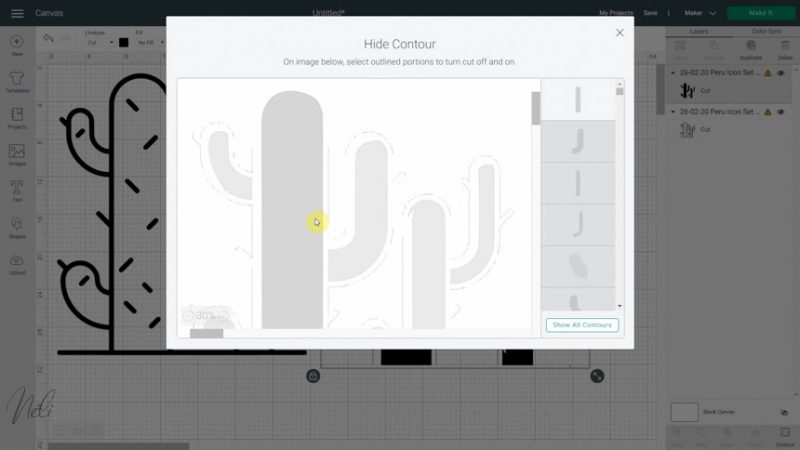 How to convert an image to a multi-layer cut file using only Design Space - NeliDesign