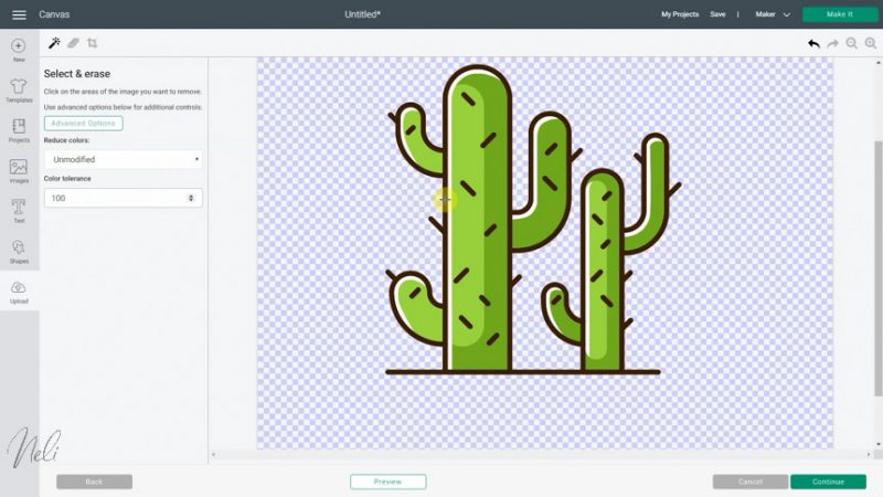 How to convert an image to a multi-layer cut file using only Design Space - NeliDesign