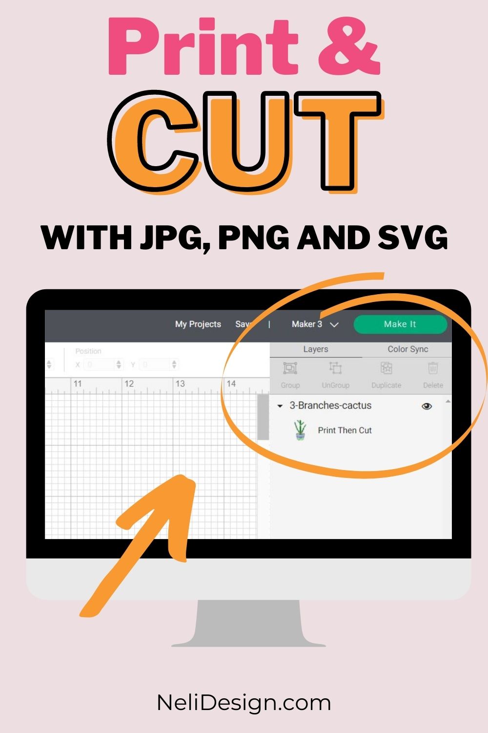 When to use Flatten to Print and Cut - NeliDesign