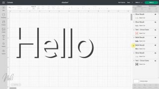 How to add shadow to text in Cricut Design Space - NeliDesign