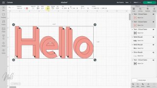 How to add shadow to text in Cricut Design Space - NeliDesign