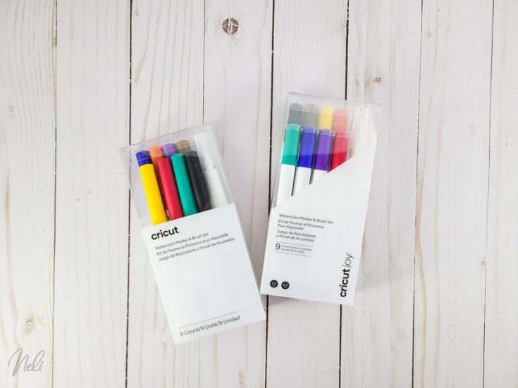 How to use Cricut watercolor markers - NeliDesign