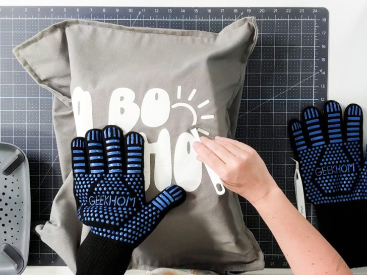 How to easily remove heat transfer vinyl - NeliDesign